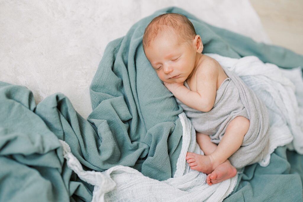 Unforgettable Studio Newborn Photos in Media, PA Baby Boy