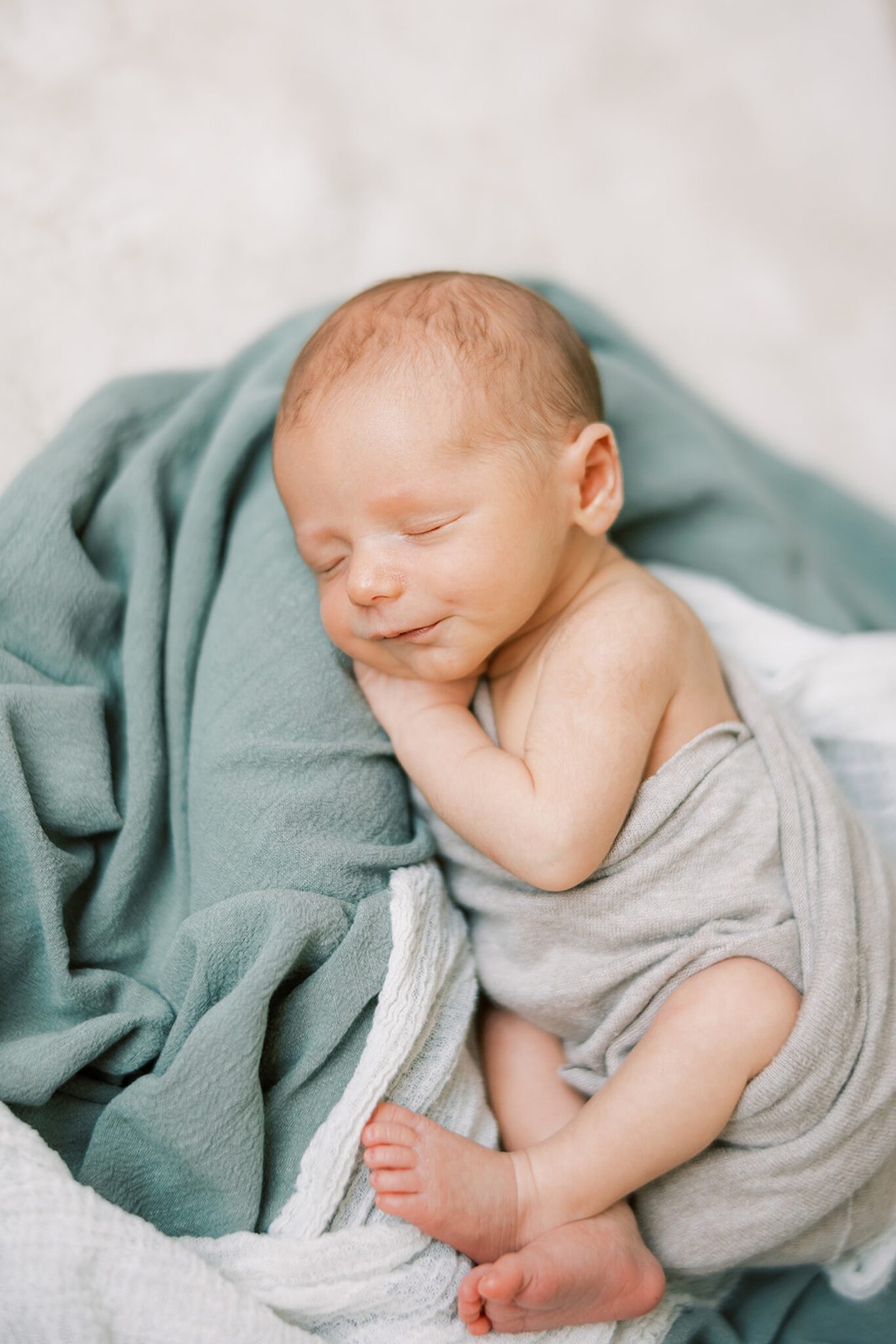 Unforgettable Studio Newborn Photos in Media, PA Baby Boy